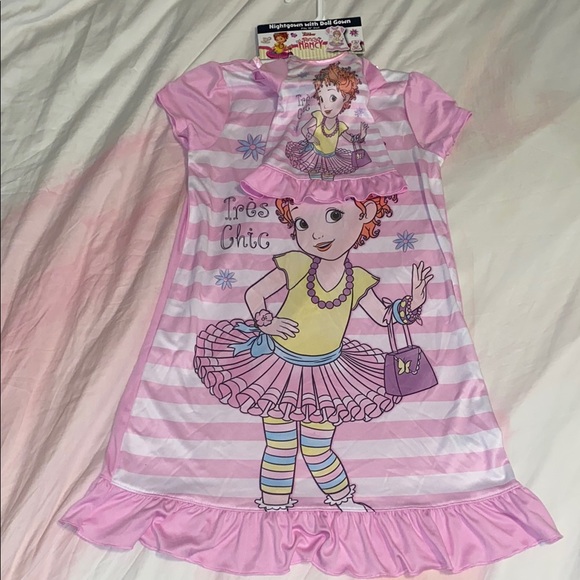 Disney | Matching Sets | Disney Junior Fancy Nancy Pink Nightgown Doll ...